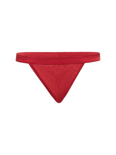 Intime Rib Knit Cashmere Blend Thong Kiki De Montparnasse Women