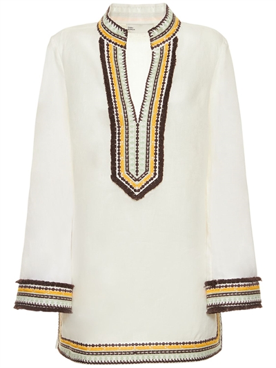 Tunique en lin tory - Tory Burch - Femme | Luisaviaroma