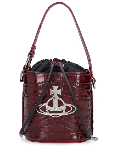 Daisy croc embossed bucket bag - Vivienne Westwood - Women | Luisaviaroma