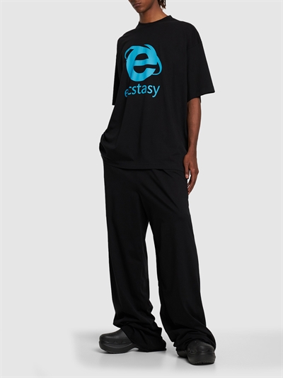 Ecstasy printed cotton t-shirt - VETEMENTS - Men | Luisaviaroma