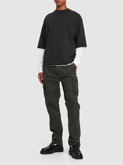 V2 stretch cotton military pants - Represent - Men | Luisaviaroma