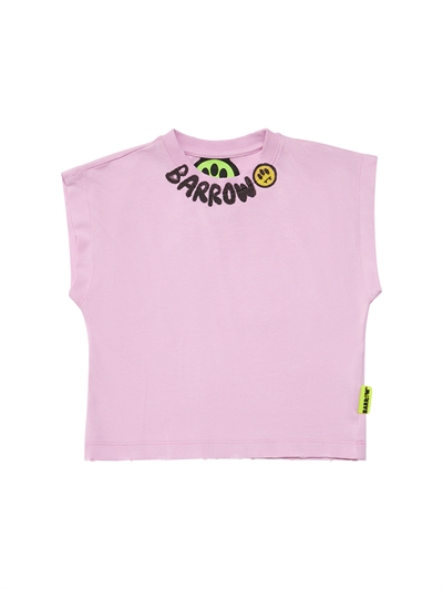 Printed cotton jersey cropped t-shirt - Barrow - Girls | Luisaviaroma