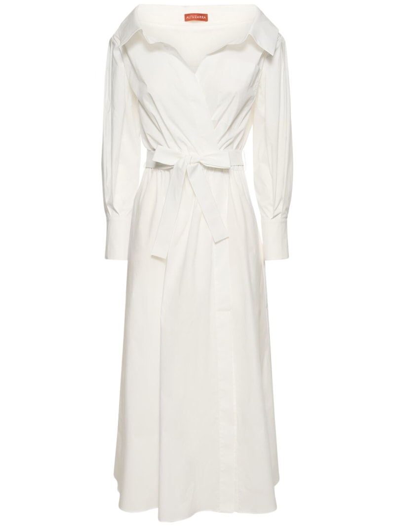 Midihemdkleid aus baumwollpopeline „lyddy“ - ALTUZARRA - Damen ...
