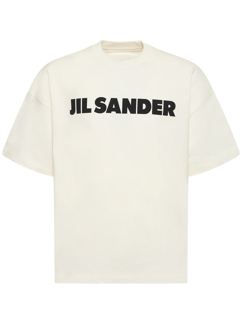Jil sander logo cotton t-shirt - Jil Sander - Men | Luisaviaroma