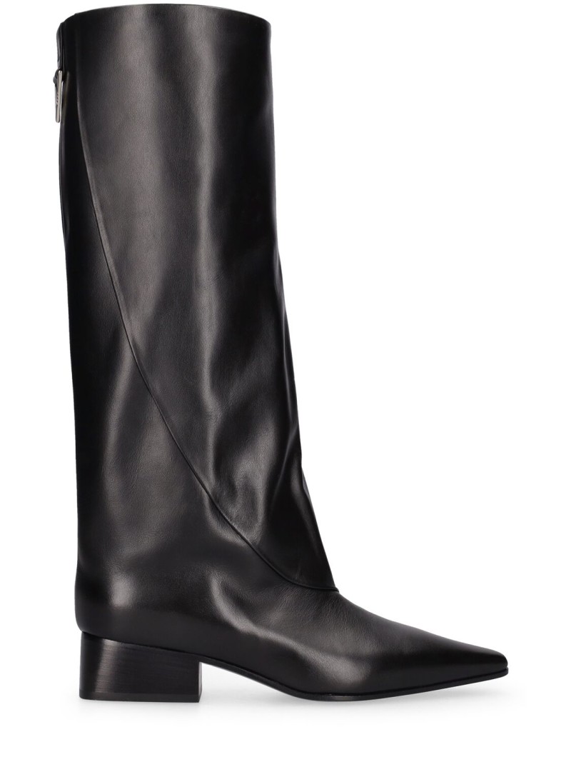 45mm ibiza leather tall boots - The Attico - Women | Luisaviaroma
