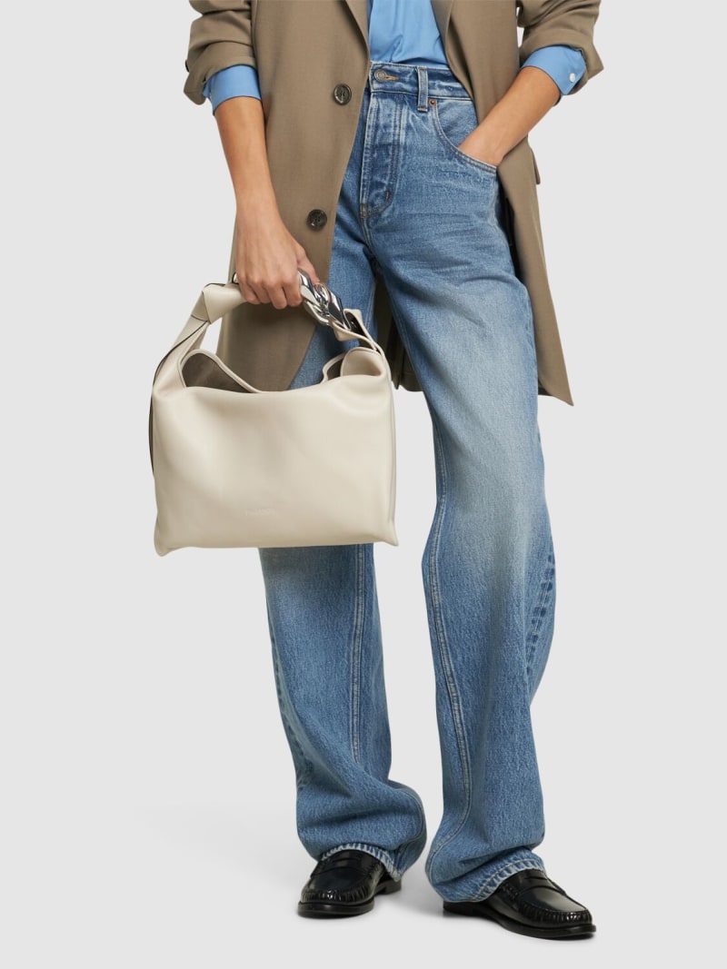 Small chain leather top handle bag - JW Anderson - Women | Luisaviaroma