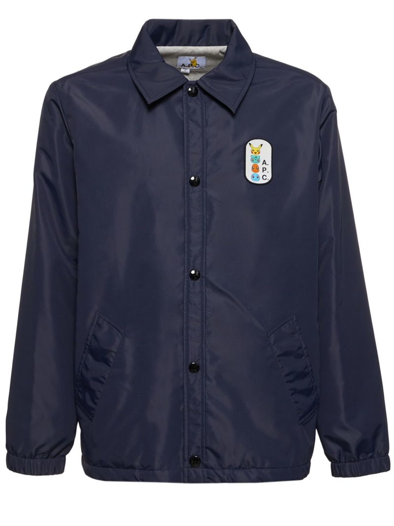 A.p.c. x pokémon nylon coach jacket - A.P.C. - Men | Luisaviaroma