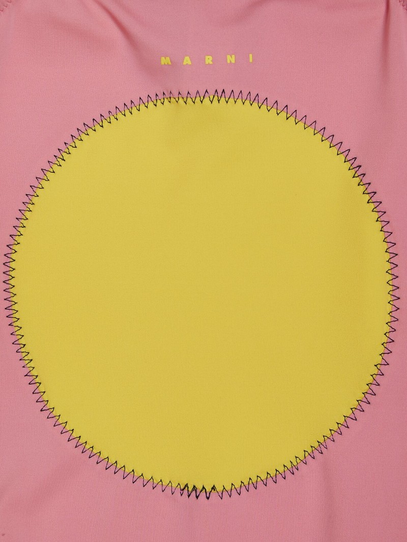 Embroidered circle one piece swimsuit - Marni Junior - Girls | Luisaviaroma