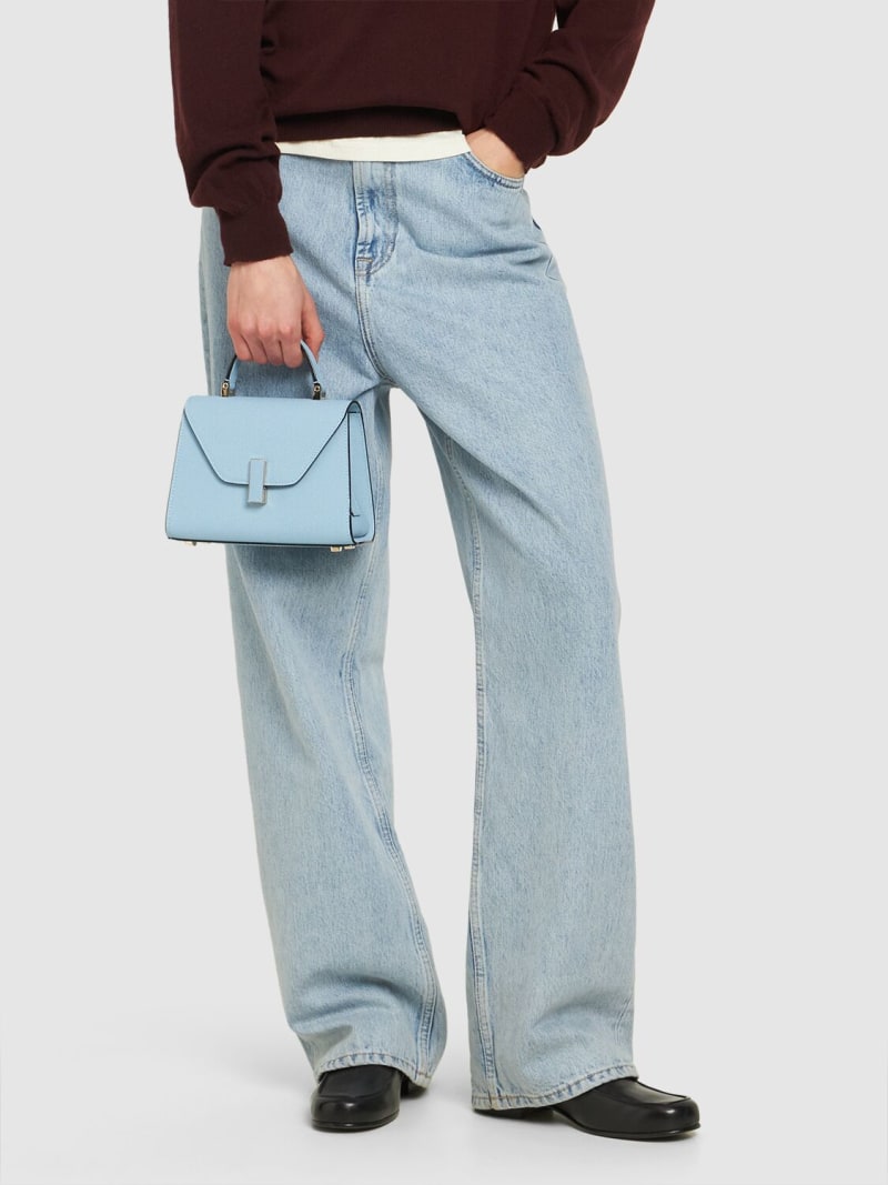 Micro iside grained leather bag - Valextra - Women | Luisaviaroma