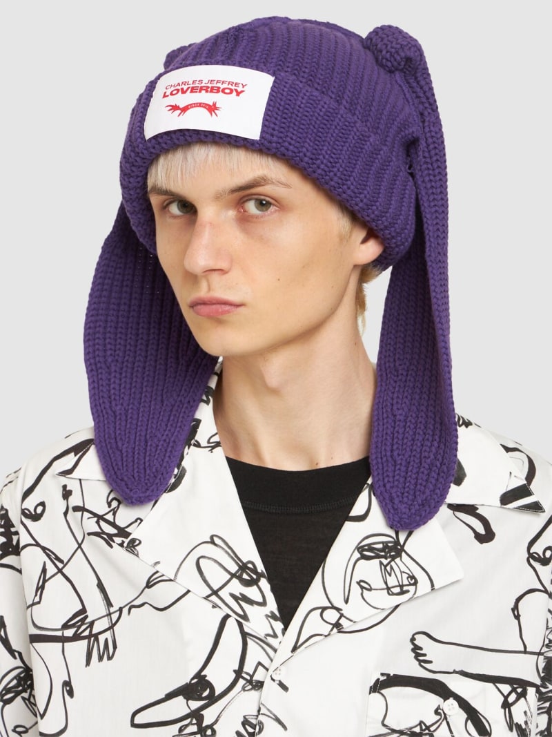 Chunky rabbit beanie - Charles Jeffrey LOVERBOY - Men | Luisaviaroma