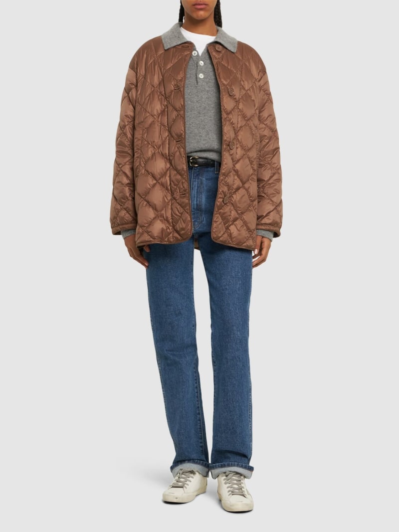 Csoft tech quilted maxi down jacket - Max Mara - Women | Luisaviaroma