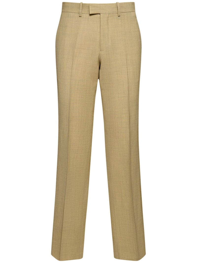 Wool straight pants - Burberry - Men | Luisaviaroma