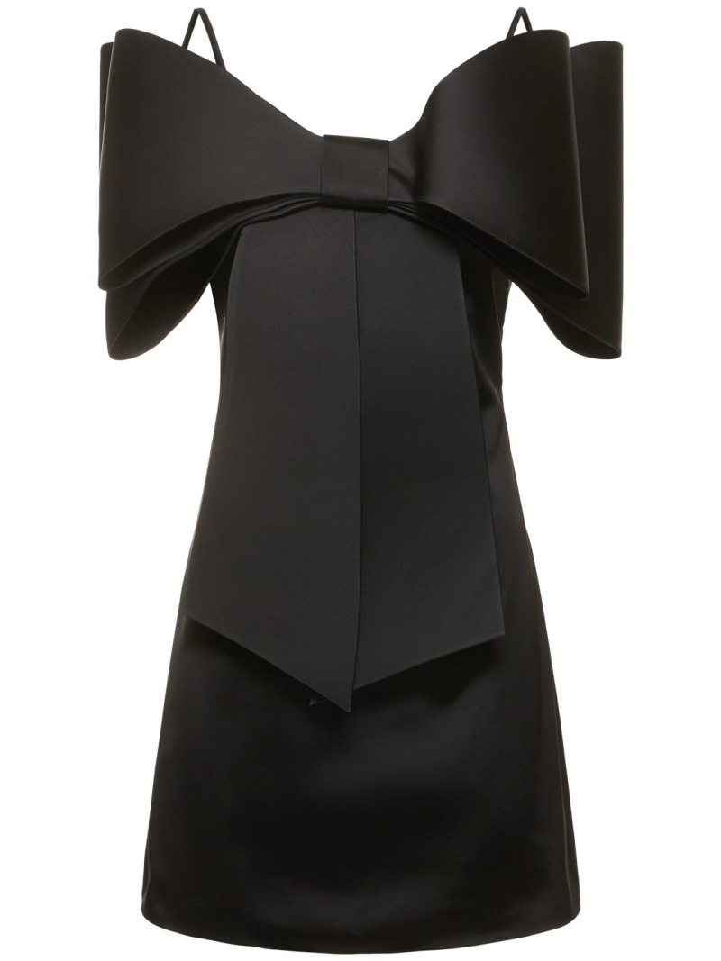 Le cadeau bow organza mini dress - Mach & Mach - Women | Luisaviaroma