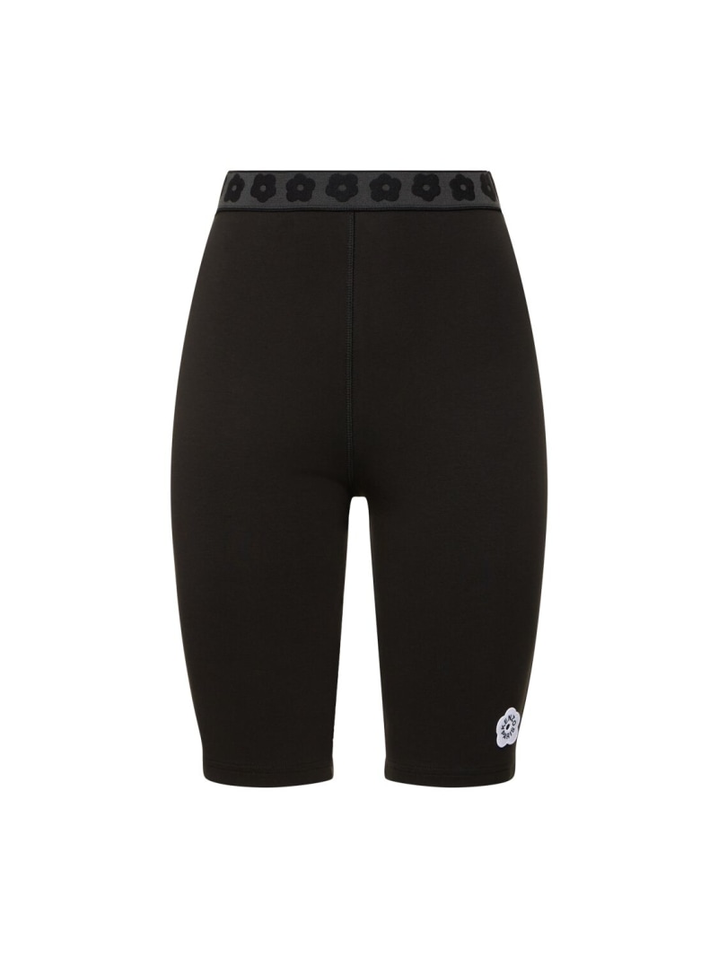 Boke stretch cotton biker shorts - Kenzo Paris - Women | Luisaviaroma