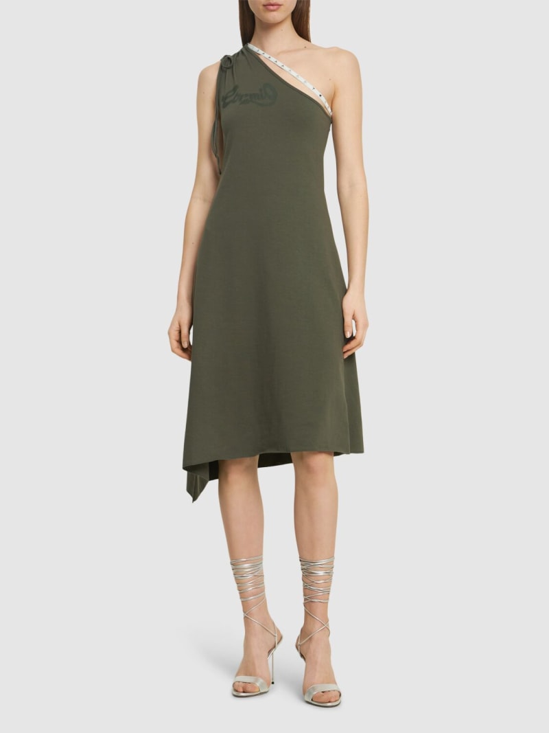 Alana one shoulder jersey midi dress - Cormio - Women | Luisaviaroma