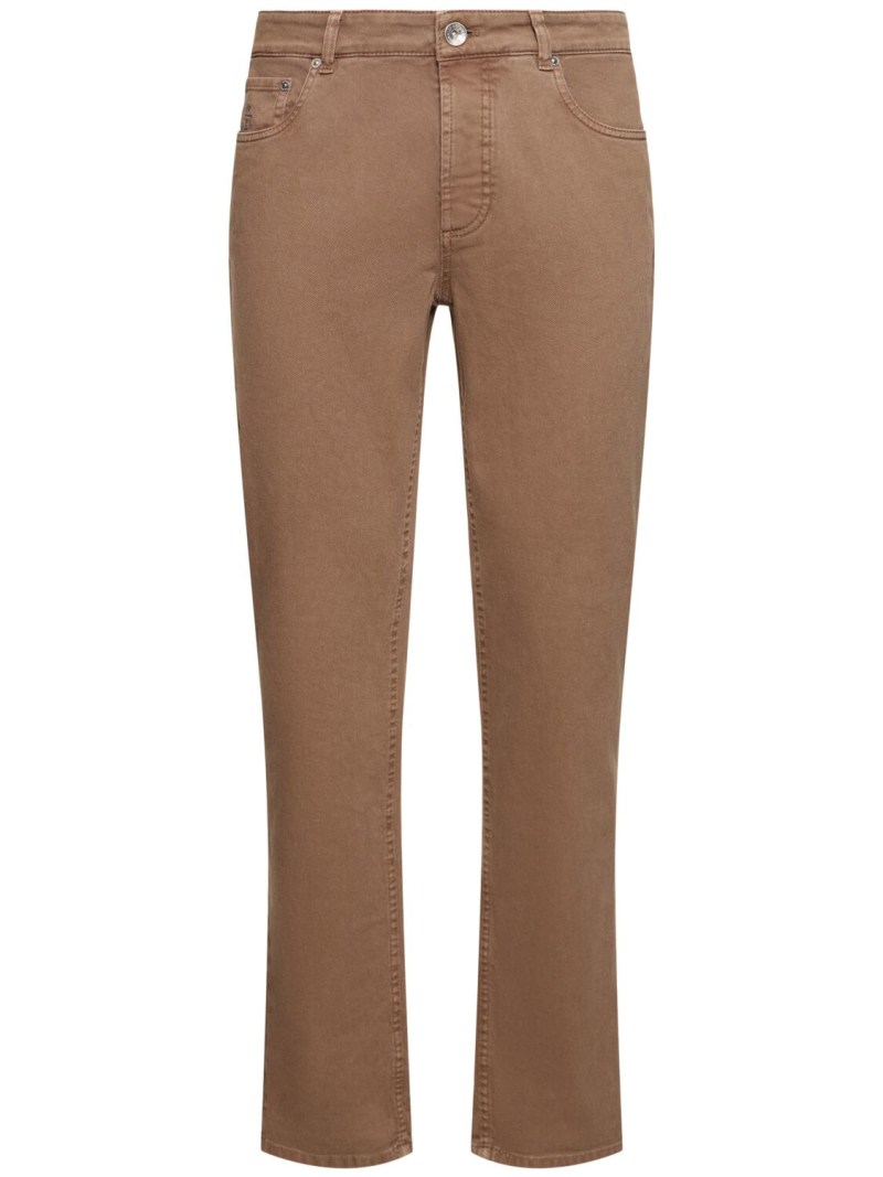Denim bull pants - Brunello Cucinelli - Men | Luisaviaroma