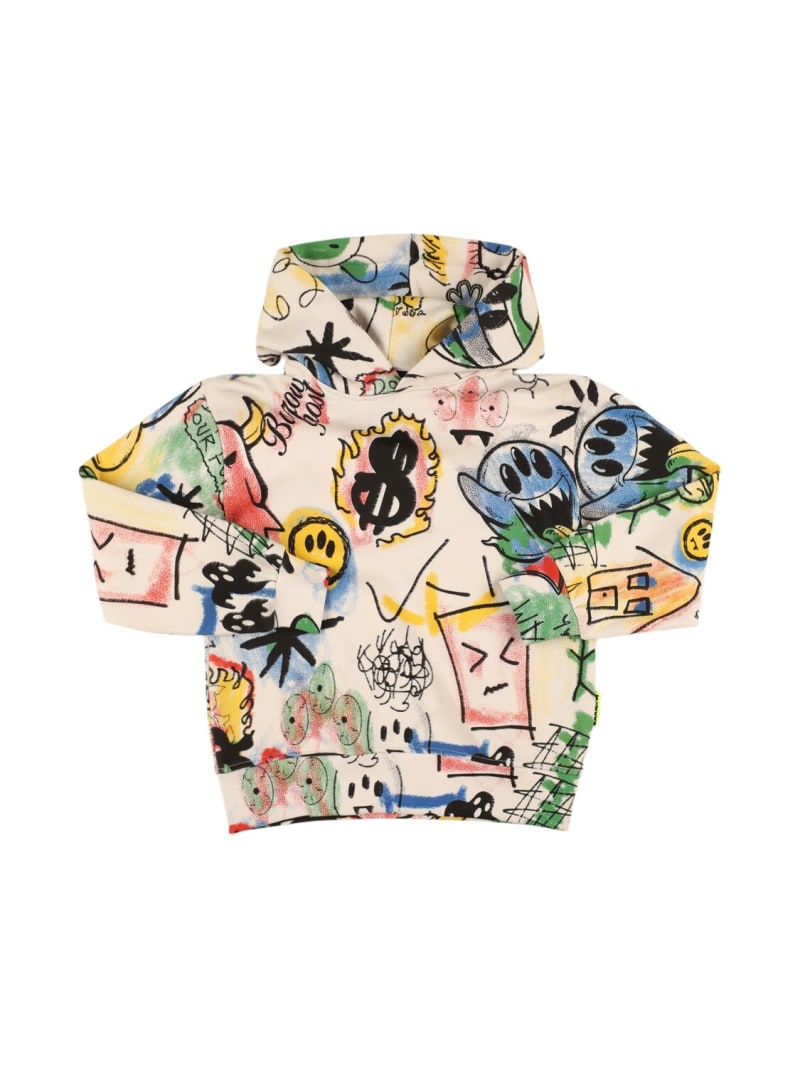 Printed cotton hoodie - Barrow - Girls | Luisaviaroma