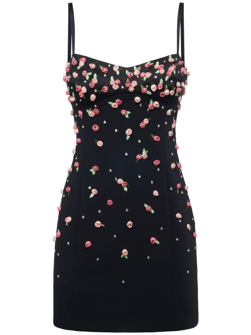 Embroidered cady mini dress - Blumarine - Women | Luisaviaroma