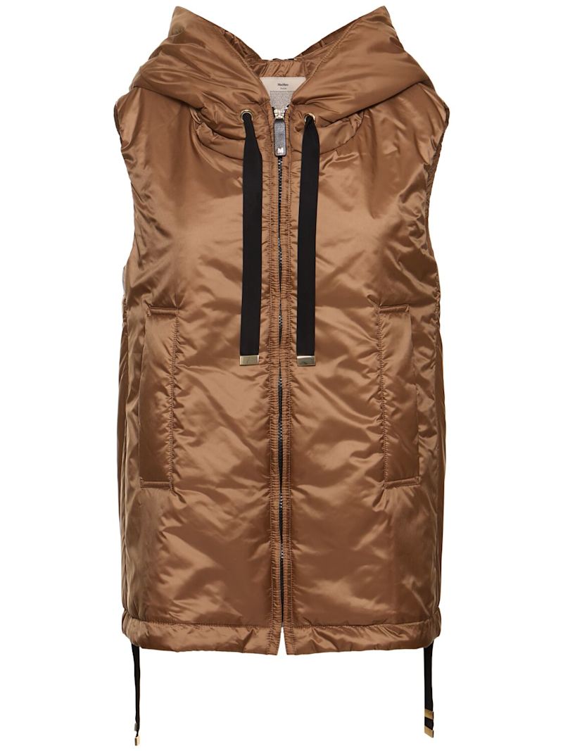Greengo waterproof hooded padded vest - Max Mara - Women | Luisaviaroma