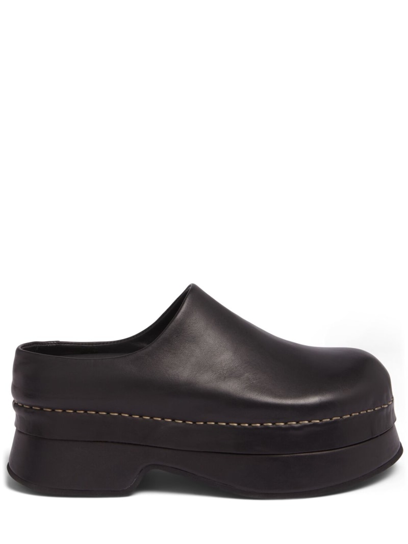 50mm leather platform mules - Alexander McQueen - Women | Luisaviaroma