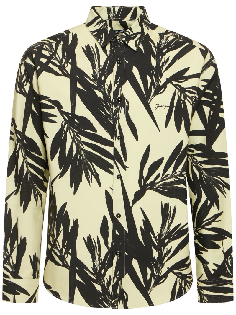 La chemise simon printed cotton shirt - Jacquemus - Men | Luisaviaroma