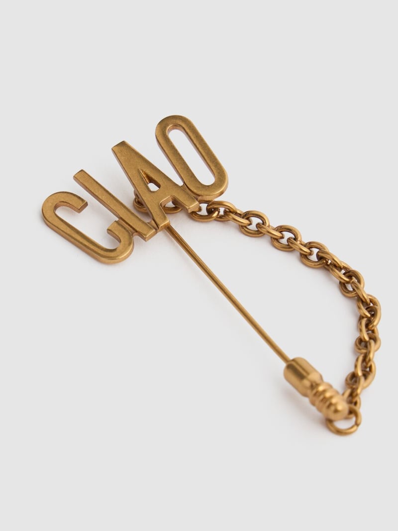 Small ciao pin - Moschino - Women | Luisaviaroma