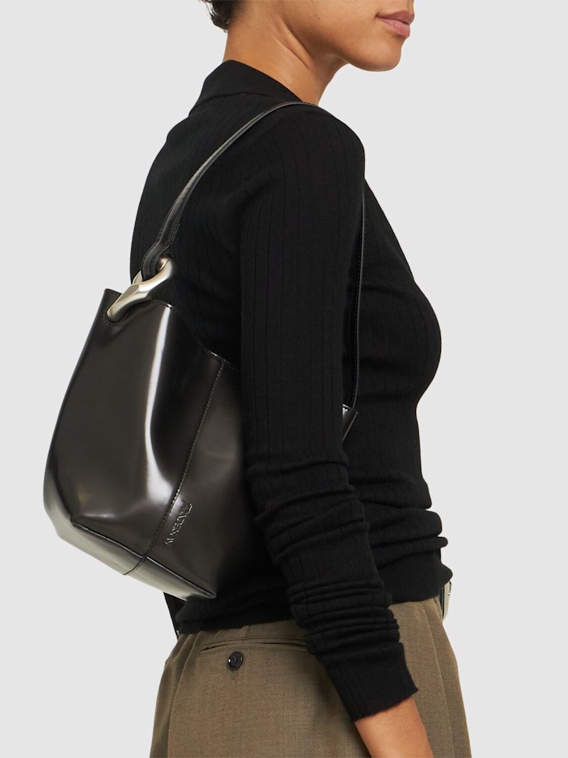 Small corner bucket leather bag - JW Anderson - Women | Luisaviaroma