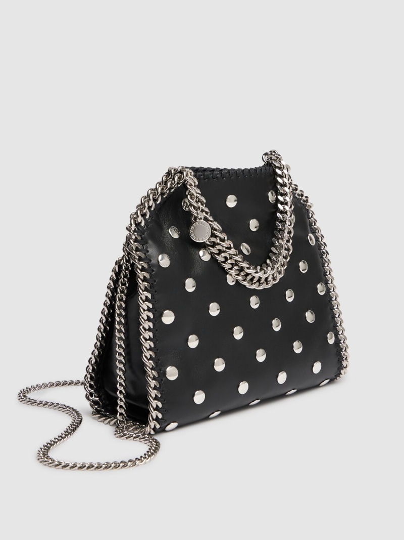 Mini falabella studded top handle bag - Stella McCartney - Women ...