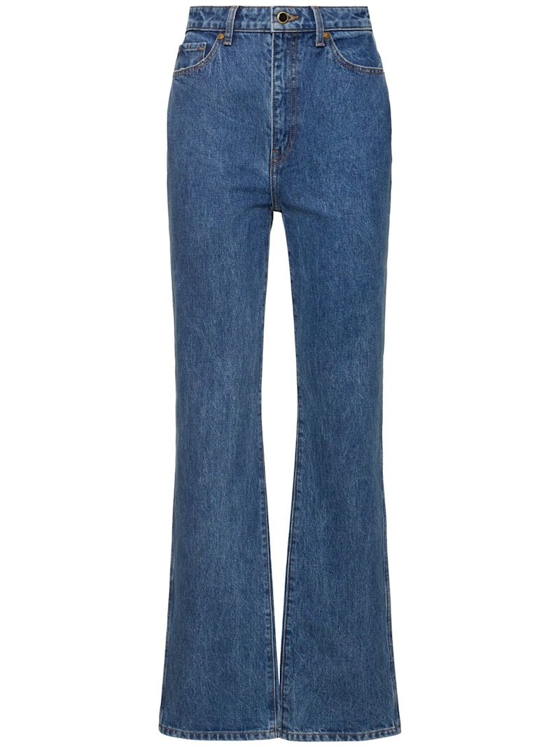 Danielle high rise straight jeans - Khaite - Women | Luisaviaroma