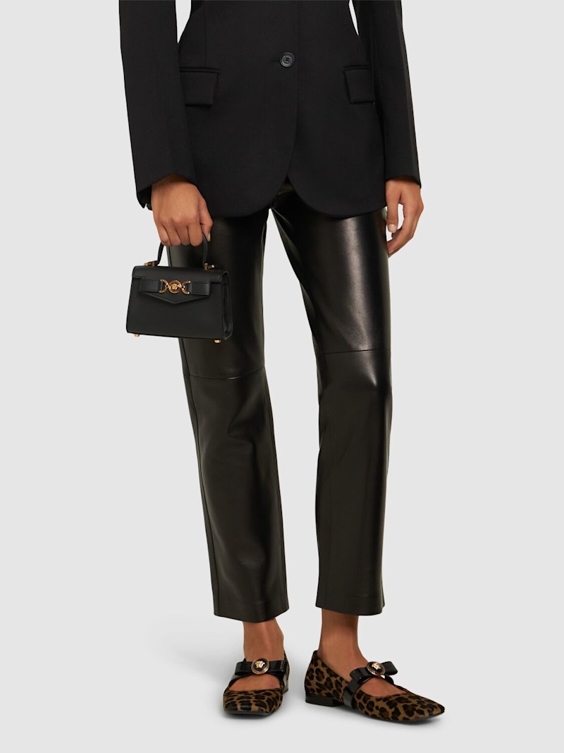 Mini medusa '95 leather top handle bag - Versace - Women | Luisaviaroma