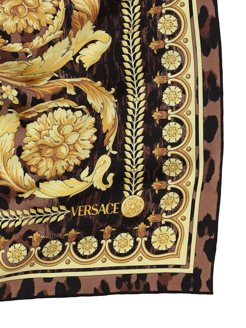 Printed silk scarf - Versace - Women | Luisaviaroma