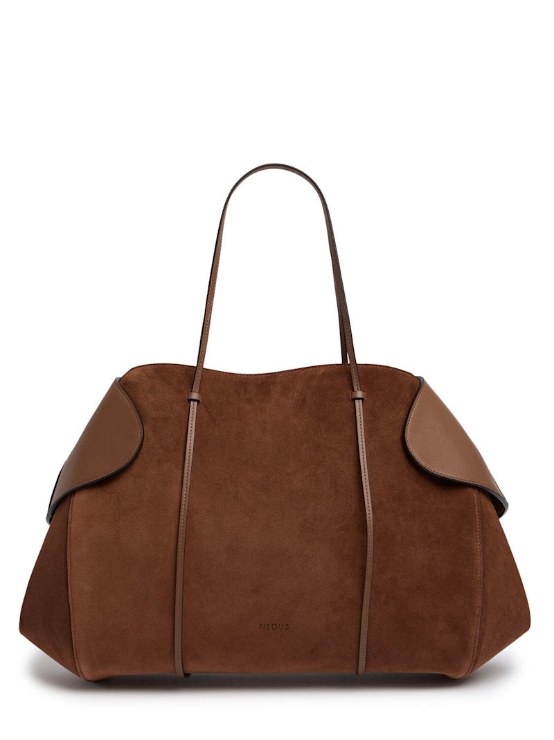 Berenices suede & leather tote bag - Neous - Women | Luisaviaroma
