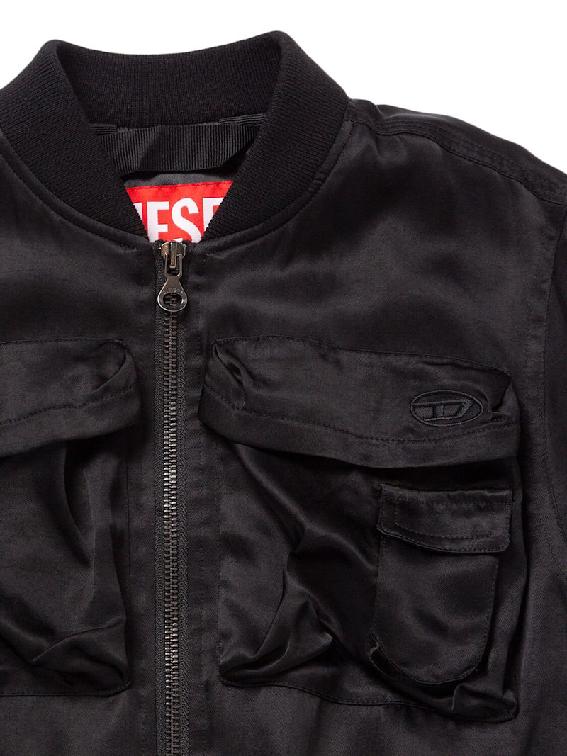 Satin bomber jacket - Diesel Kids - Girls | Luisaviaroma