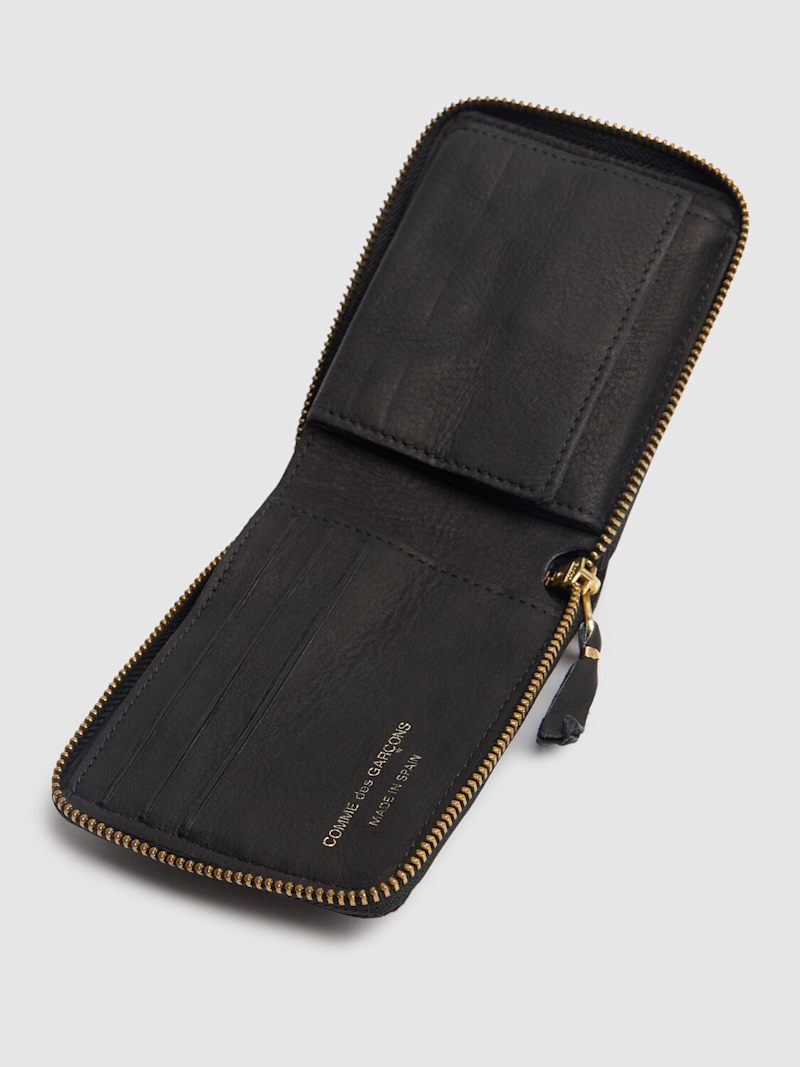 Washed leather wallet - Comme des Garçons Wallet - Men | Luisaviaroma