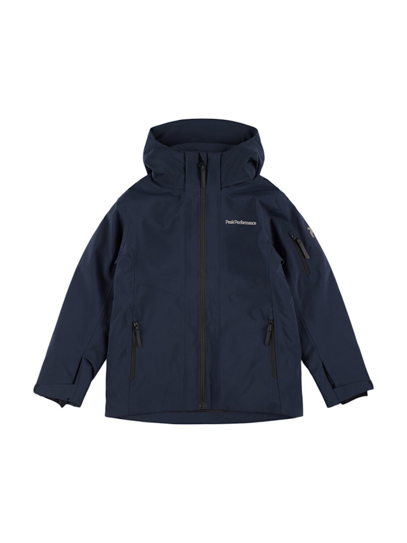 Maroon nylon puffer ski jacket - Peak Performance - Girls | Luisaviaroma