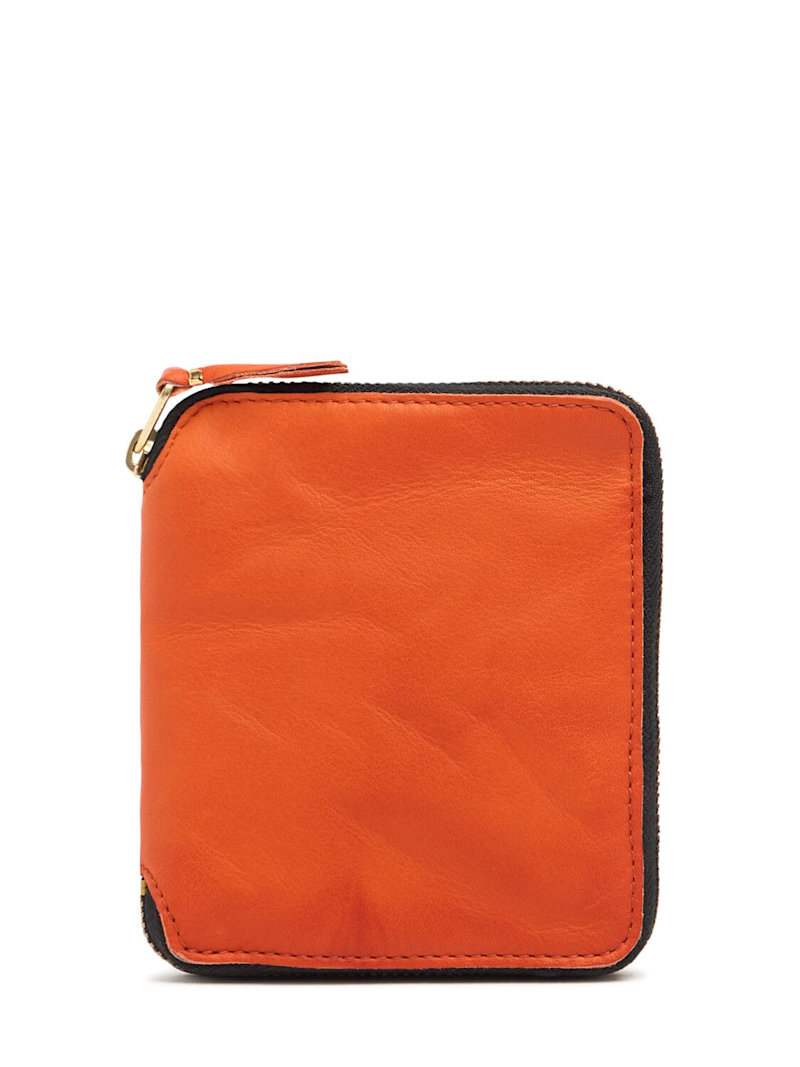 Washed leather wallet - Comme des Garçons Wallet - Women | Luisaviaroma