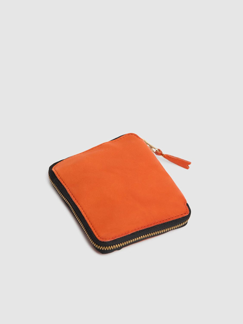 Washed leather wallet - Comme des Garçons Wallet - Women | Luisaviaroma