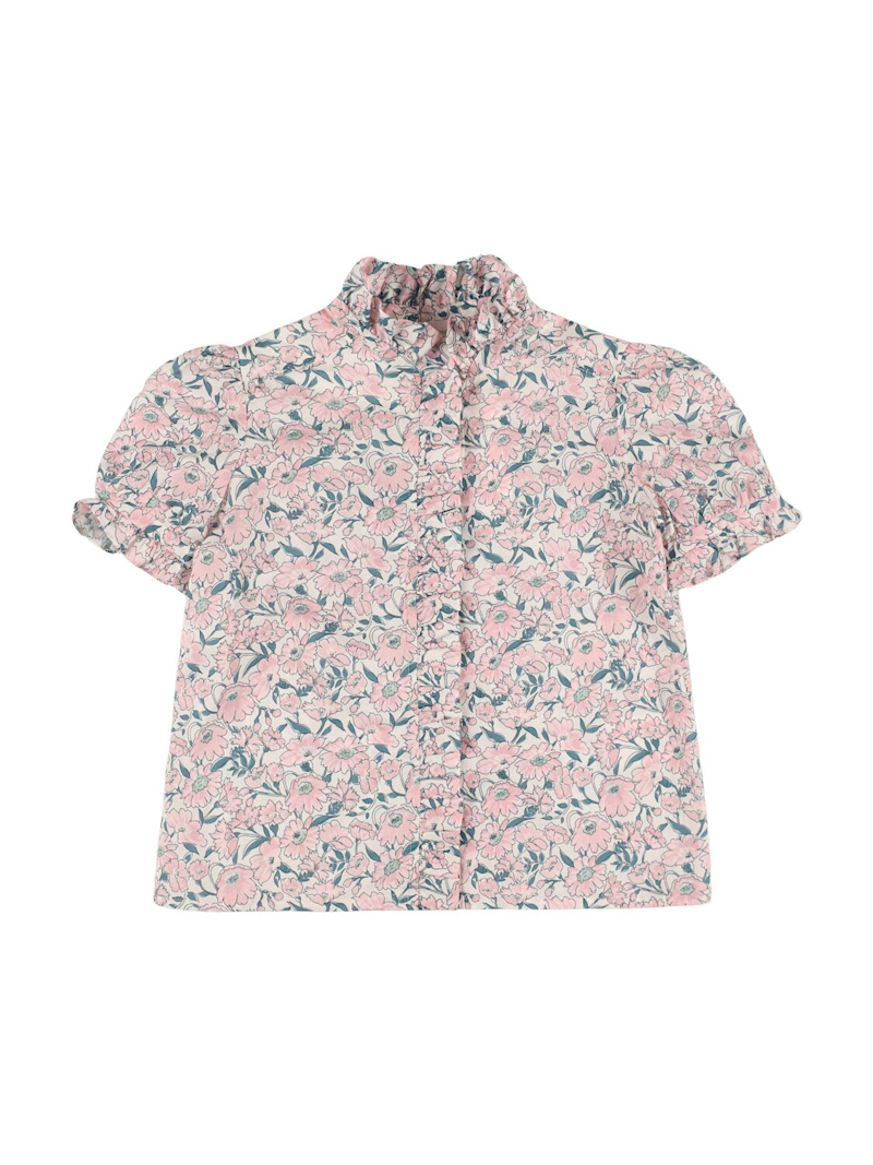 Camisa de popelina de algodón estampada - Bonpoint - Niña | Luisaviaroma