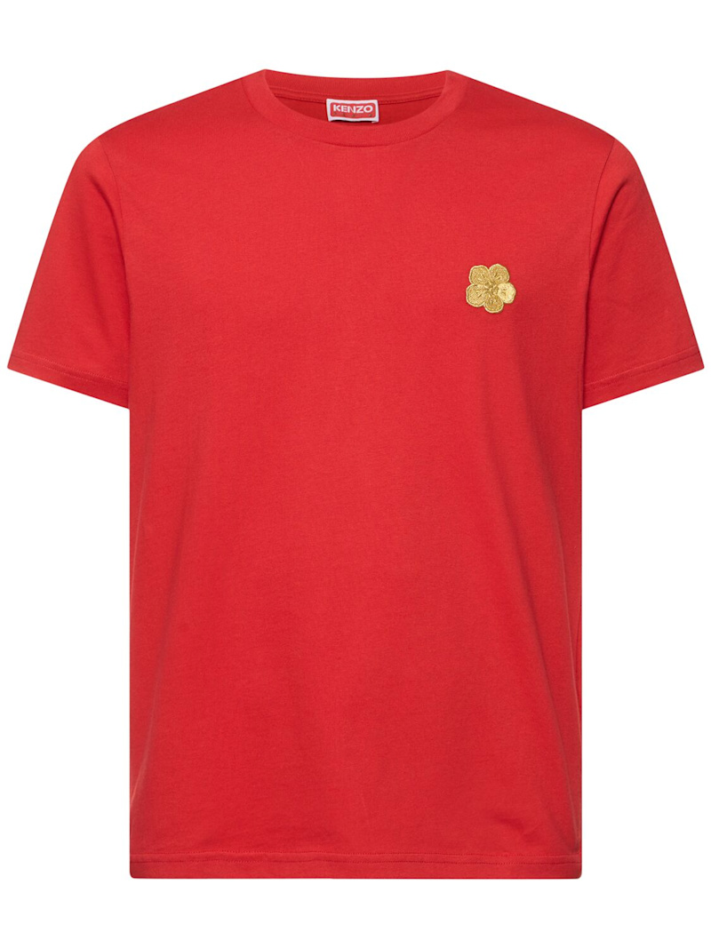 Boke flower刺绣棉质t恤 - Kenzo Paris - 男士 | Luisaviaroma