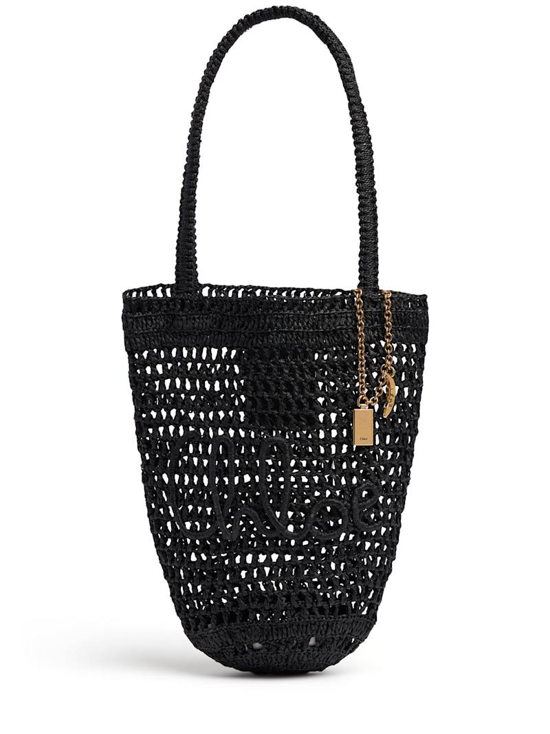 Summer banana panier raffia bag - Chloé - Women | Luisaviaroma
