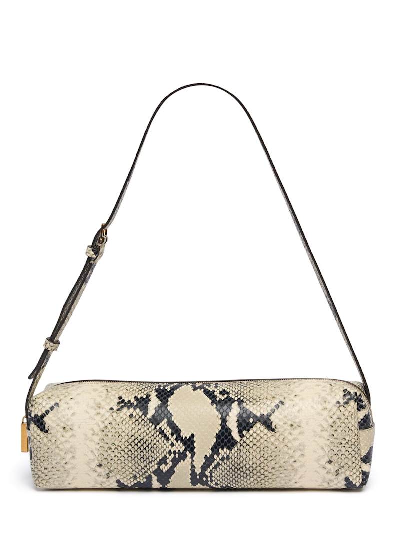 Kye python embossed leather shoulder bag - Khaite - Women | Luisaviaroma