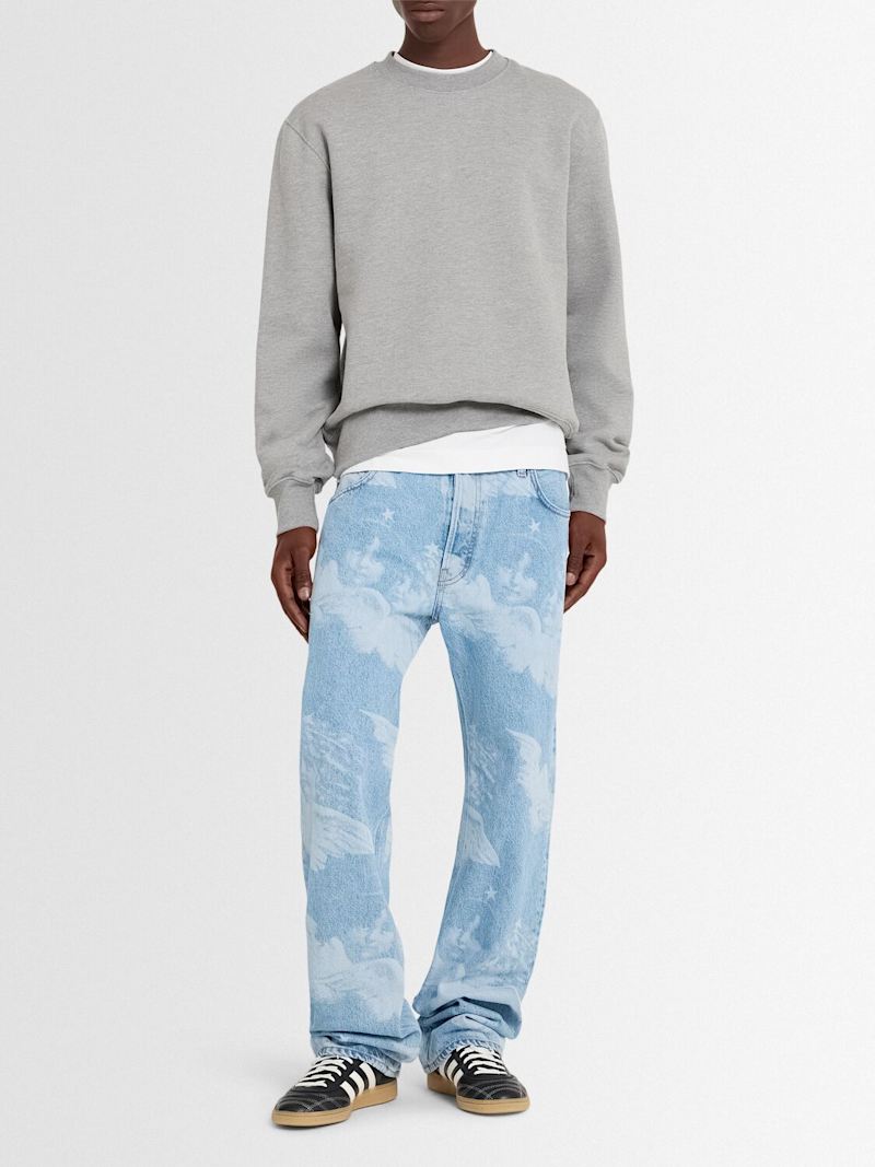 Gerade geschnittene jeans mit druck „angel“ - Fiorucci - Herren ...