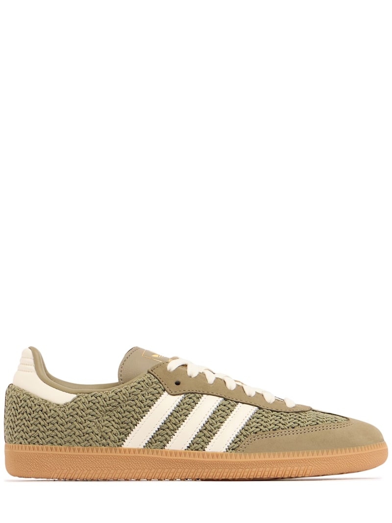 Adidas Originals : Samba Og Sneakers Green/white | Sotf