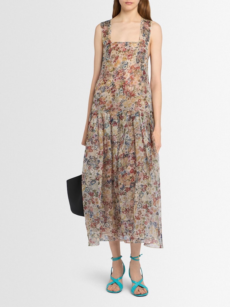 Amello silk long dress - Khaite - Women | Luisaviaroma