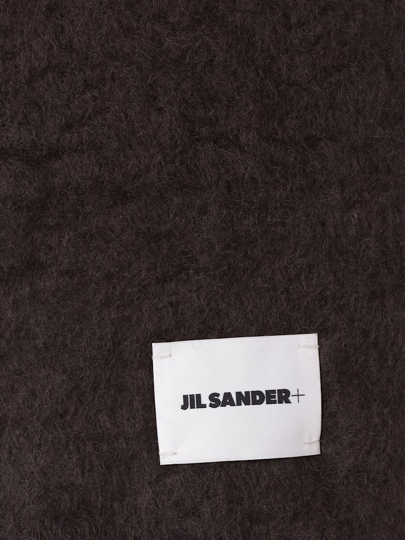 Logo马海毛混纺围巾 - Jil Sander - 女士 | Luisaviaroma