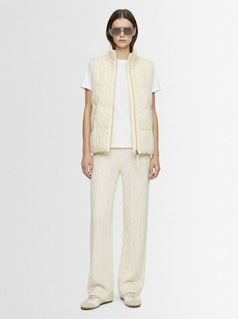 Cable knit nylon blend pants - Skims - Women | Luisaviaroma