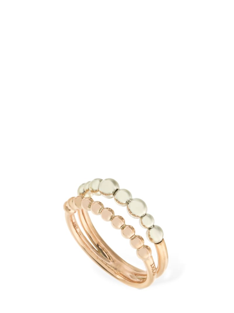 9kt bollicine rose gold & silver ring - DoDo - Women | Luisaviaroma