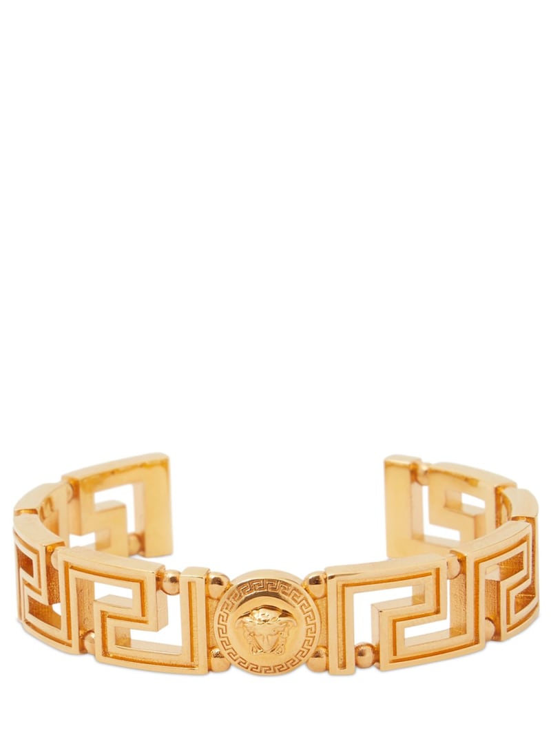 Greek motif & medusa cuff bracelet - Versace - Women | Luisaviaroma
