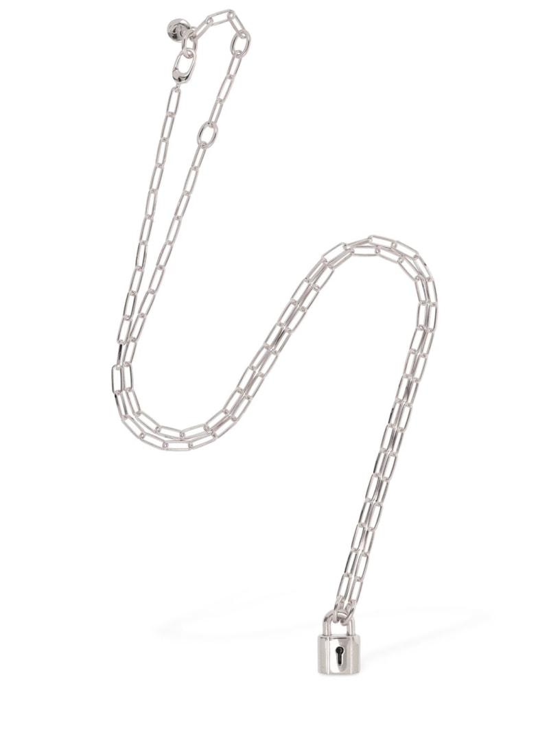 Silver lock chain necklace - DoDo - Women | Luisaviaroma
