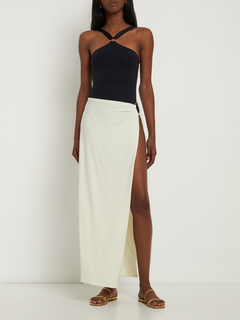Giorgia long skirt w/ side slit - Alex Rivière Studio - Women ...